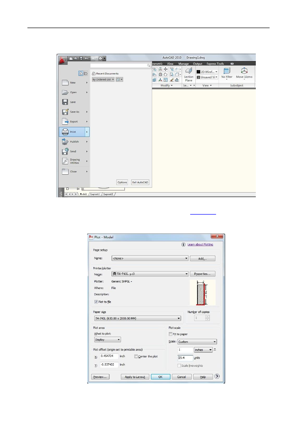 main menu gt Print 3 Select the plotter and paper (Page 32 / 49) V-Smart User Manual (2013-2018 ...
